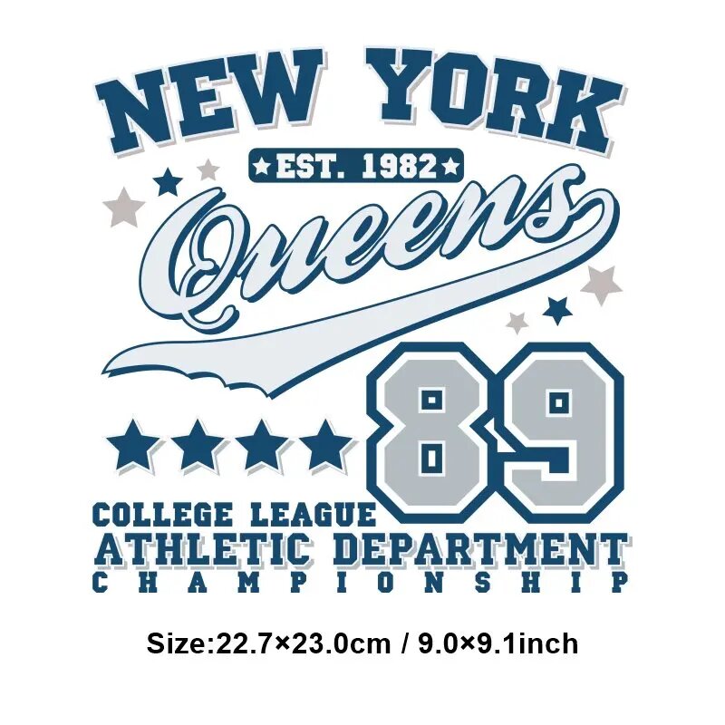 Наклейка "New York Queens 89" NO.11