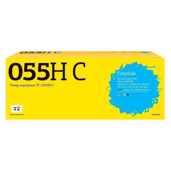 Картридж для лазерного принтера T2 TC-C055H C/055H C
