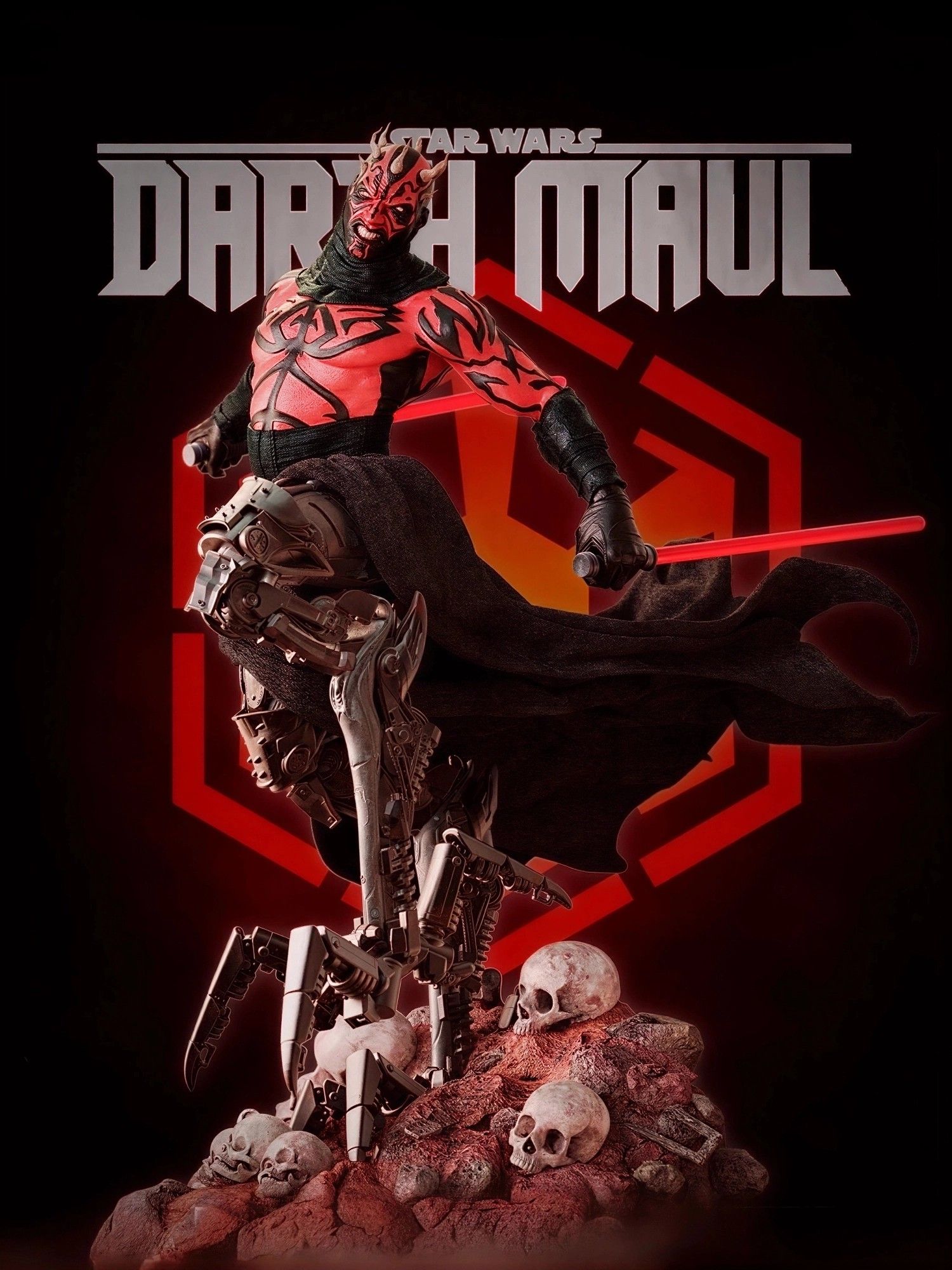 Дарт Мол (Darth Maul) фигурка под покраску 16см.