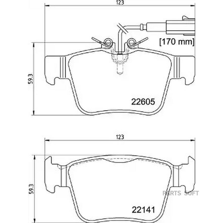 BREMBO P23180 P 23 180 P23180 колодки дисковые з!\ AR GIULIA, STELVIO 15>, MASERATI GHIBLI III, LEVANTE 13>