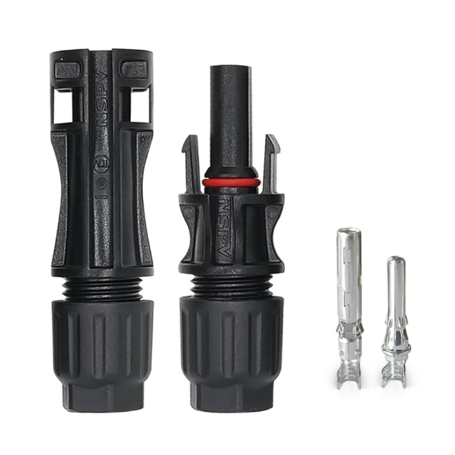 Комплект кабельных соединителей (мама+папа) для кабелей 16мм2 / 6AWG, MC4, 1500V / NSPV Solar