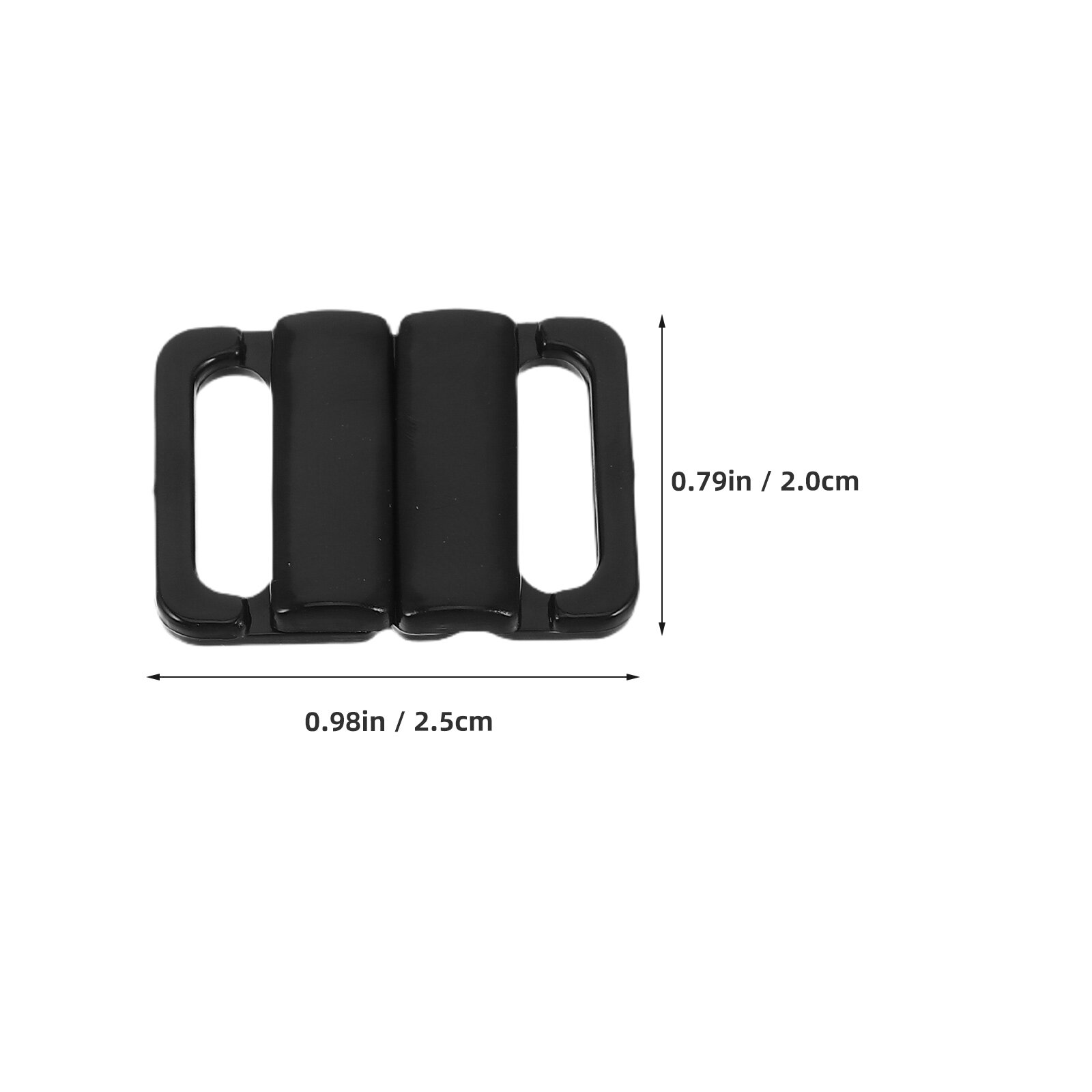 100 Штук Пластиковые Фиксаторы Для Купальников И Белья Versatile Bra Strap Slide Hooks Размер 2.50X2.00X0.40Cm