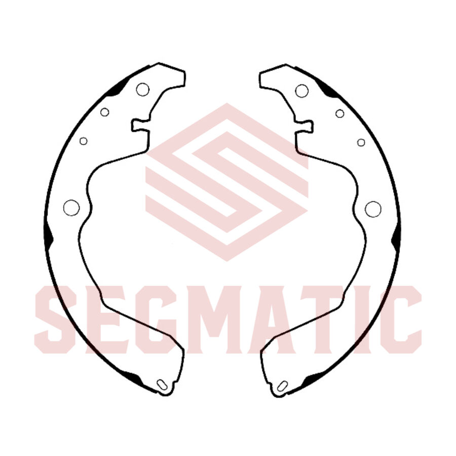 Колодки торм. барабан. для а/м toyota matrix 1.8 2001 - 2004 toyota voltz 1.8 2001 - 2004 (SEGMATIC SGBPD4111)