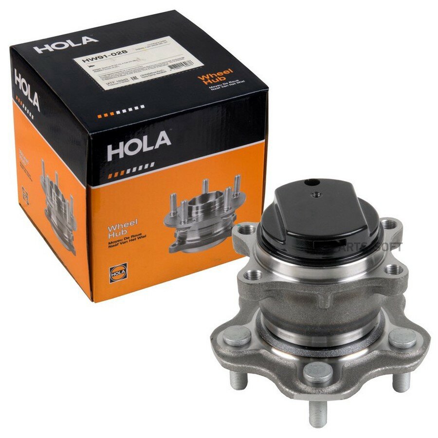 Ступица в сборе с датчиком ABS задняя NISSAN Quashqai I/II X-Trail II/III RENAULT Koleos I/II HOLA HW91028
