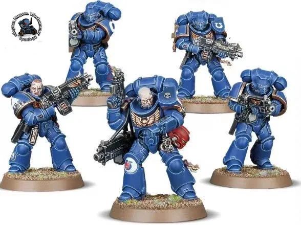Смола Миниатюра Warhammer 40000 Primaris Intercessors / миниатюр для настольной игры Упражнения для раскрашивания