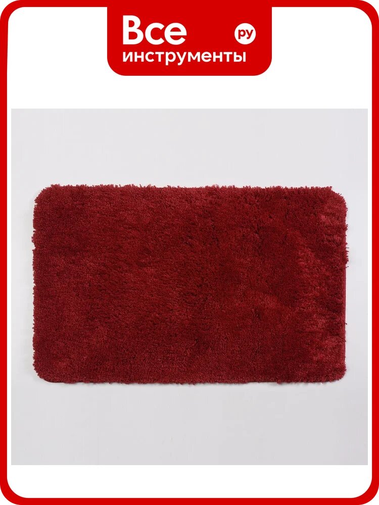 Коврик для ванной WasserKraft Каммель (Kammel) True Red BM-8307
