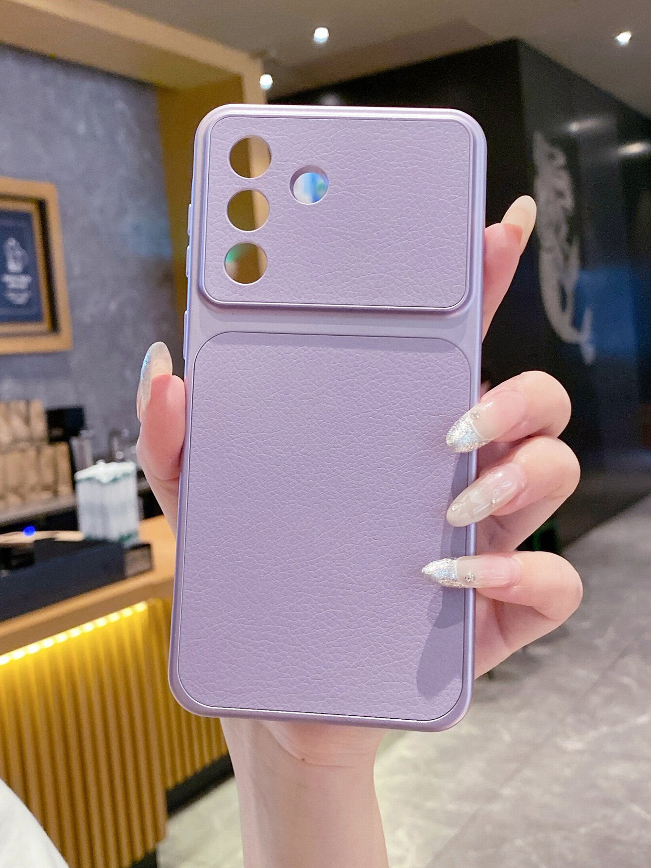 Чехол для Samsung Galaxy A25(Самсунг A25) из двух частей из искусственной кожи, мягкий чехол для защиты объектива