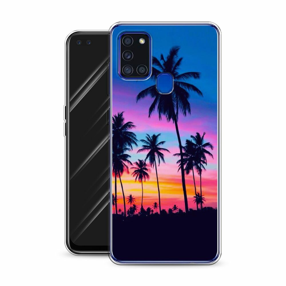 Чехол на Samsung Galaxy A21s / Самсунг Галакси A21s с принтом "Закат 5" — фото 1