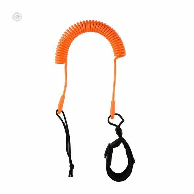 Витой страховочный лиш для SUP-доски с креплением на липучке, надежный трос 0.9-3 м для безопасного катания