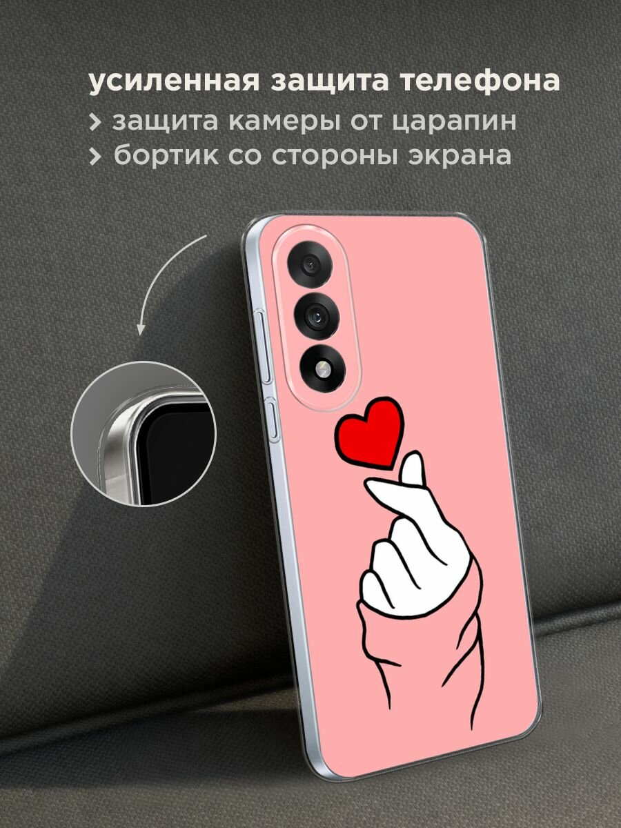 Чехол на OnePlus Nord 5 / Ван Плас Норд 5 с принтом "Милое сердечко" — фото 1