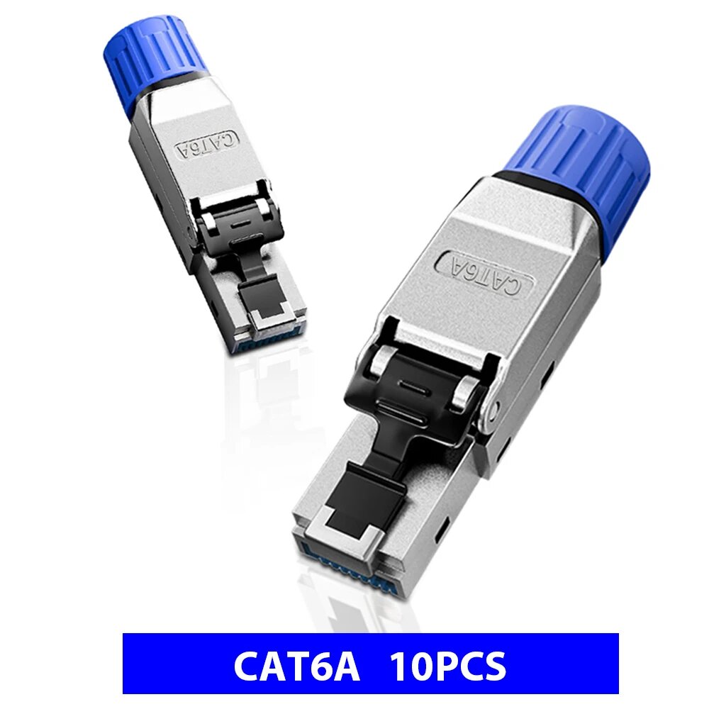 CAT6A RJ45 коннектор 10шт