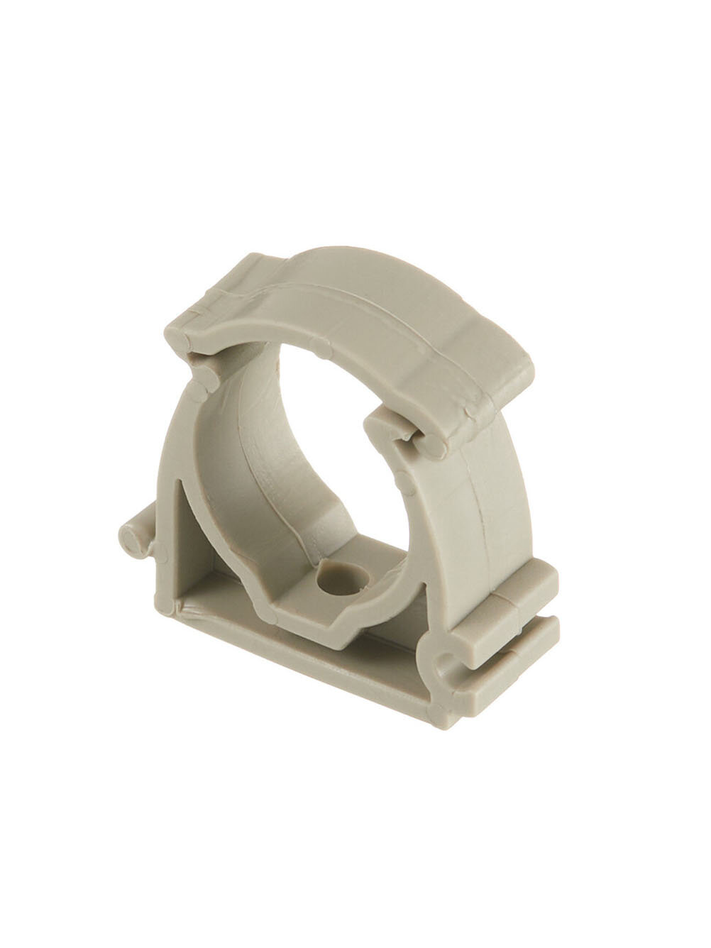 Фиксатор 25-27 мм для полипропиленовых труб с защелкой серый (10160025Г)