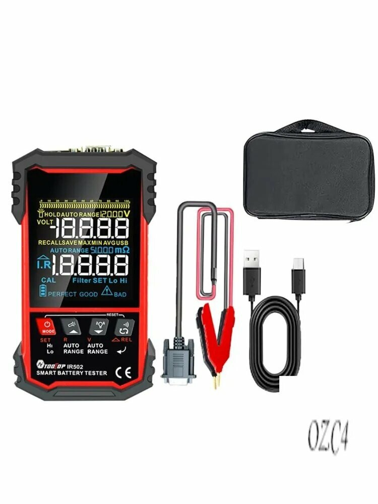 K7TOOLTOP IR502 Тестер Внутреннего Сопротивления Аккумулятора 500 Ом