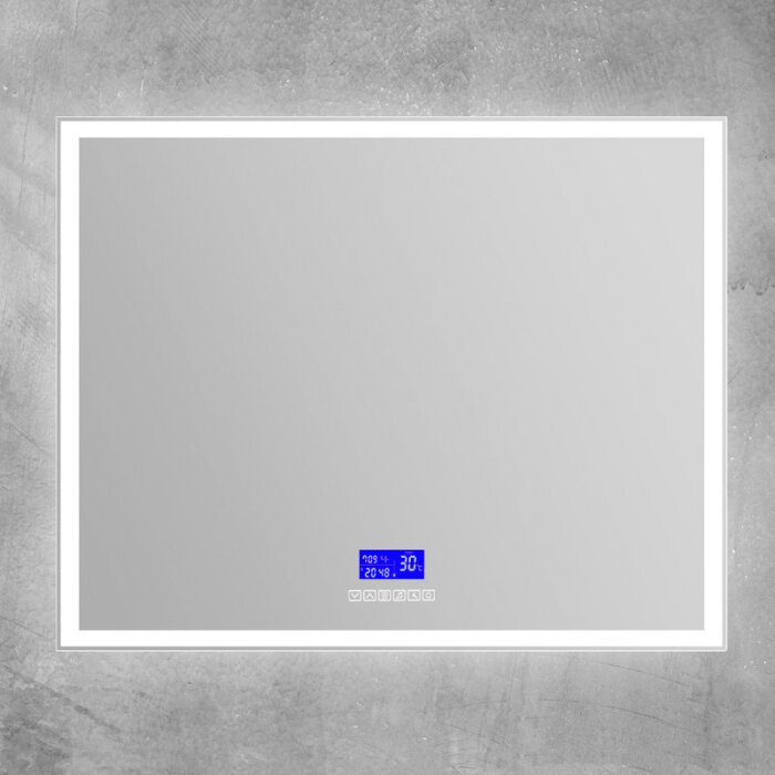 Зеркало BelBagno SPC-GRT-1000-800-LED-TCH-RAD с bluetooth, термометром и радио