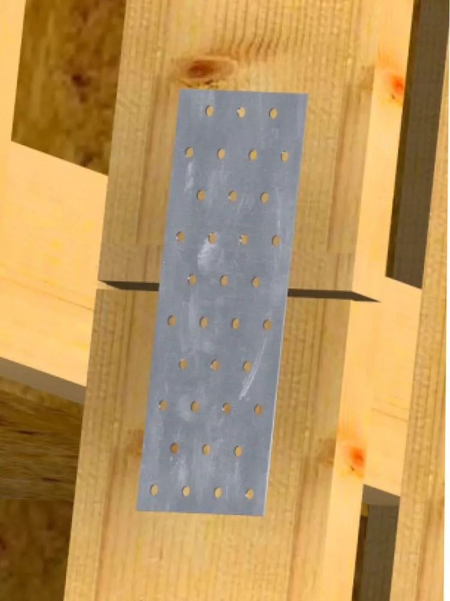 Пластина соединительная перфорированная PS 100х300x2, 10 шт.