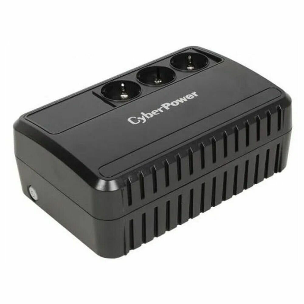 CyberPower BU600E Источник бесперебойного питания 600VA/360W, 3 розетки (Schuko), линейно-интерактивный — фото 1