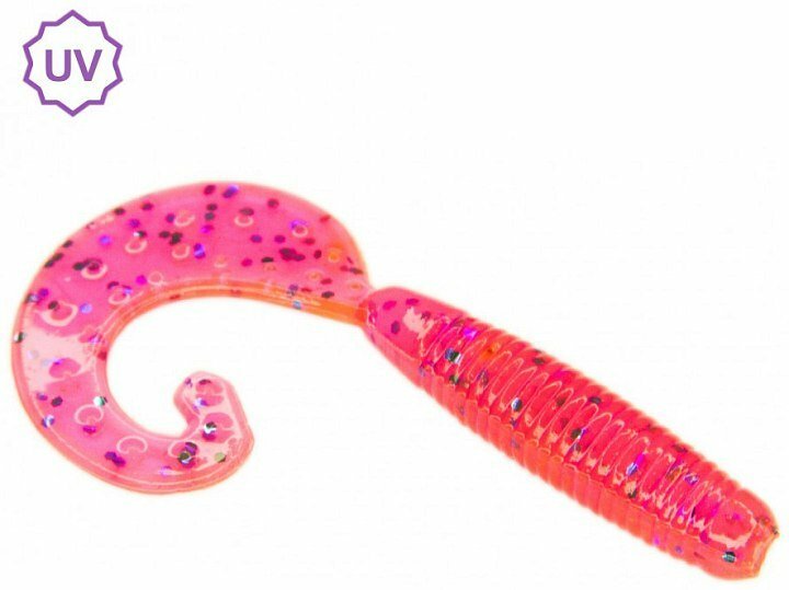 ESOX G-Tale Grub приманка 39 мм FK048 Barbie цвет упаковка 12 шт для рыбалки