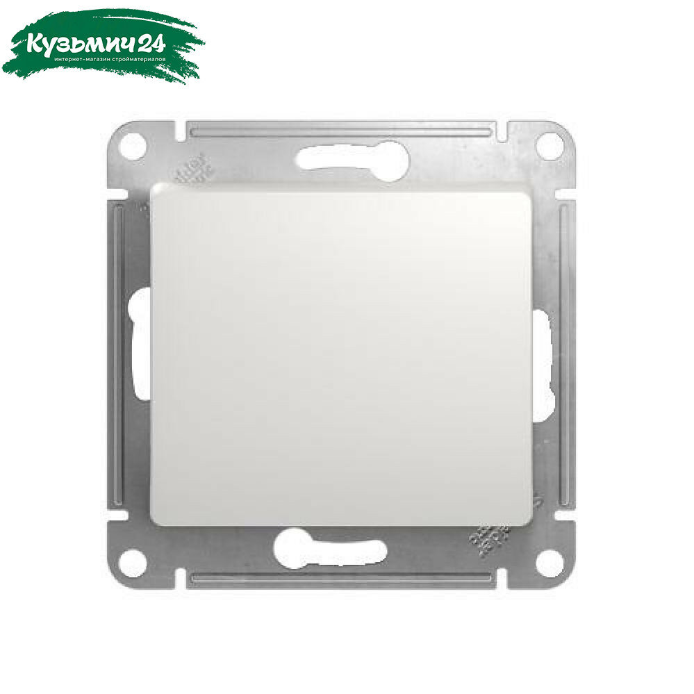 Переключатель перекрестный Schneider Glossa белый