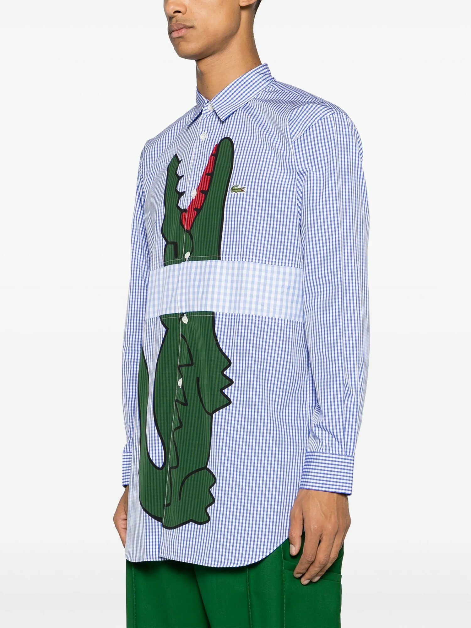 Рубашка Comme des Garcons SHIRT, размер M, синий — фото 1