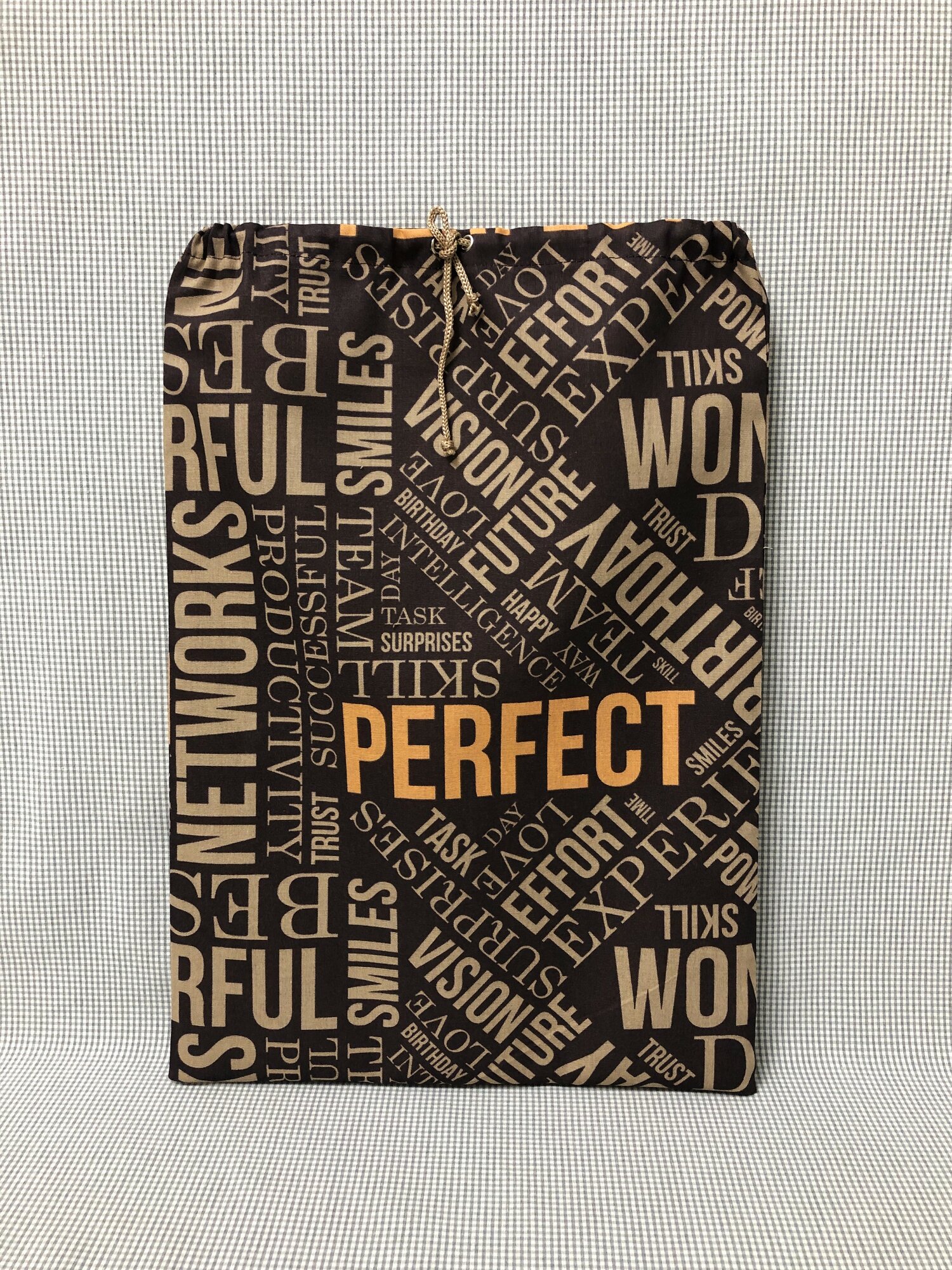 Мешочек большой 50х35 см, цвет 18-2б, хлопковый, бязь, для упаковки и хранения