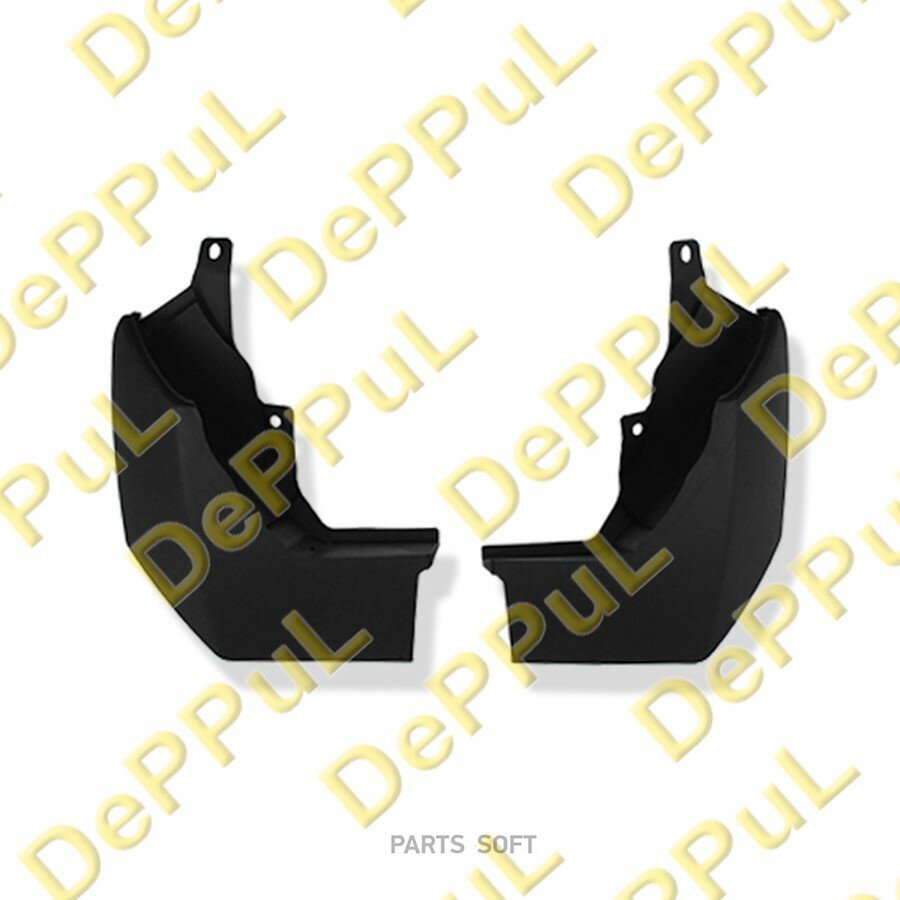 Брызговики задние (комплект - 2шт.) LAND ROVER DISCOVERY 3 от официального дистрибьютора, DEPPUL, артикул DE500010PLR21
