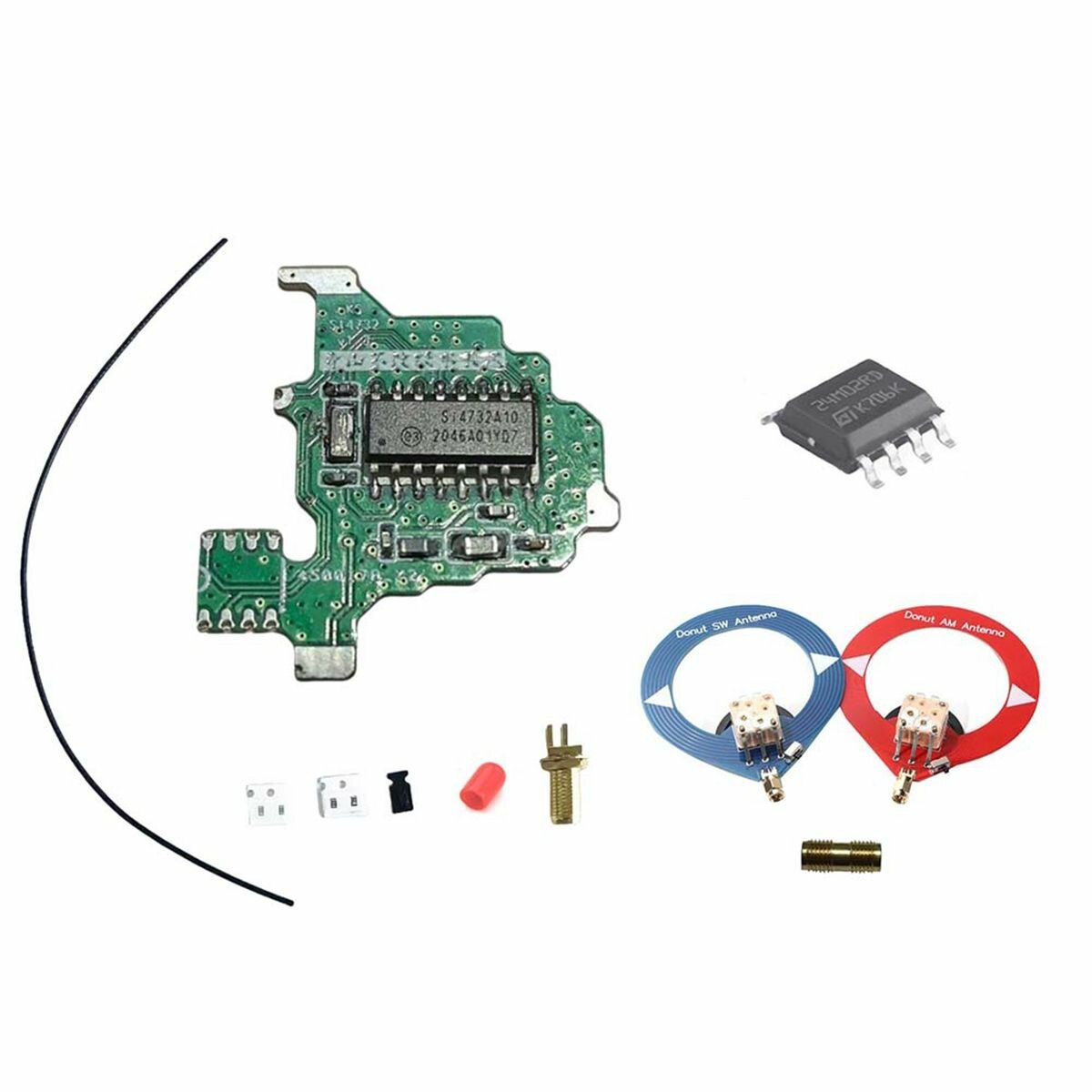 Высший рейтинг. Модуль Модификации SI4732+2 Кольцевых Антенны+Чип 2M