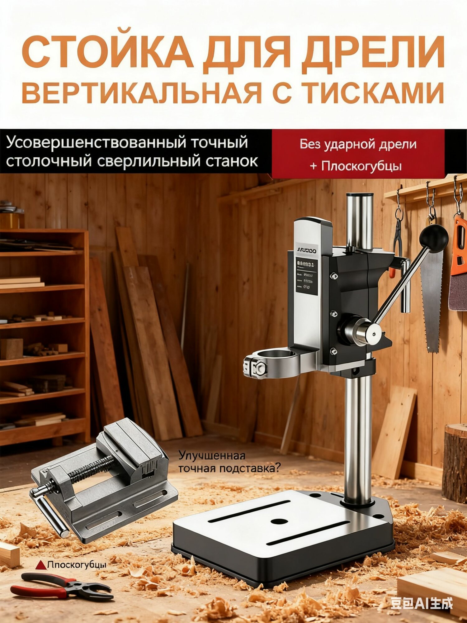 Стойка Для Дрели Вертикальная