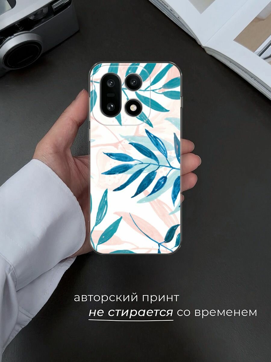 Чехол на OnePlus 15 / Ван Плас 15 с принтом Акварельные веточки — фото 1