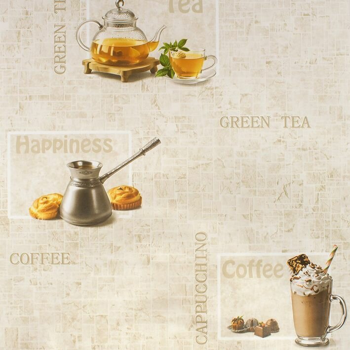 Обои бумажные, моющиеся, полуметровые, 0,53*10м, Фиеста 2