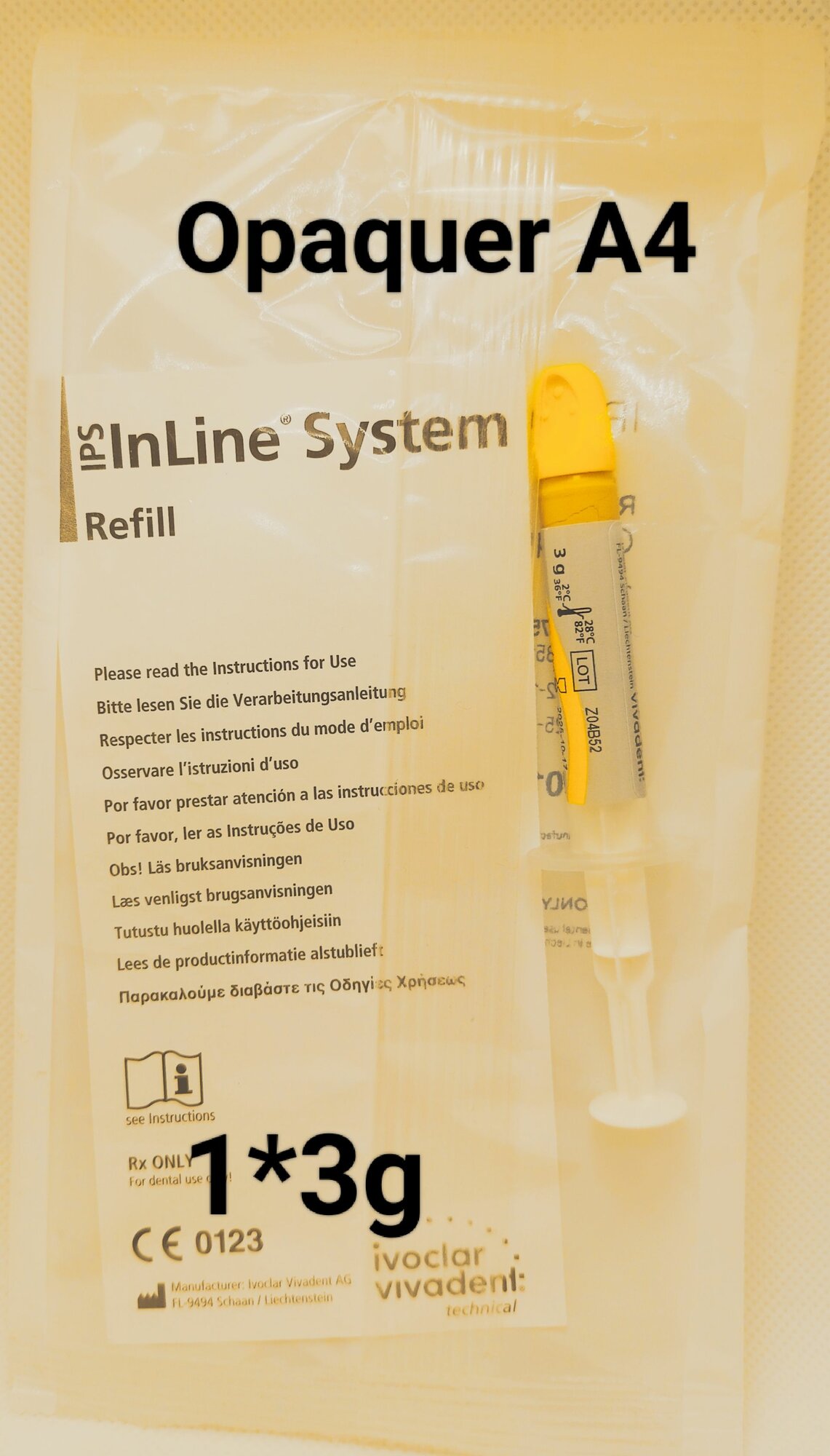 Ivoclar IPS InLine Системный Опак А4 3г