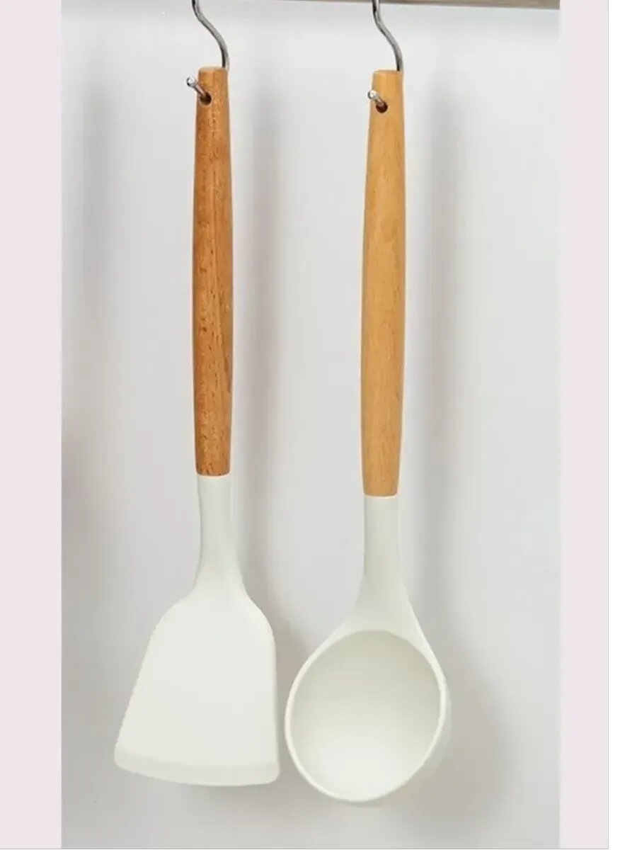 Набор кухонных принадлежностей, лопатка и половник