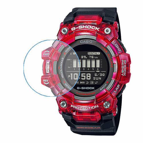 Скрин Мобайл защитный экран для часов Casio GBD-100SM-4A1 из нано стекло 9H