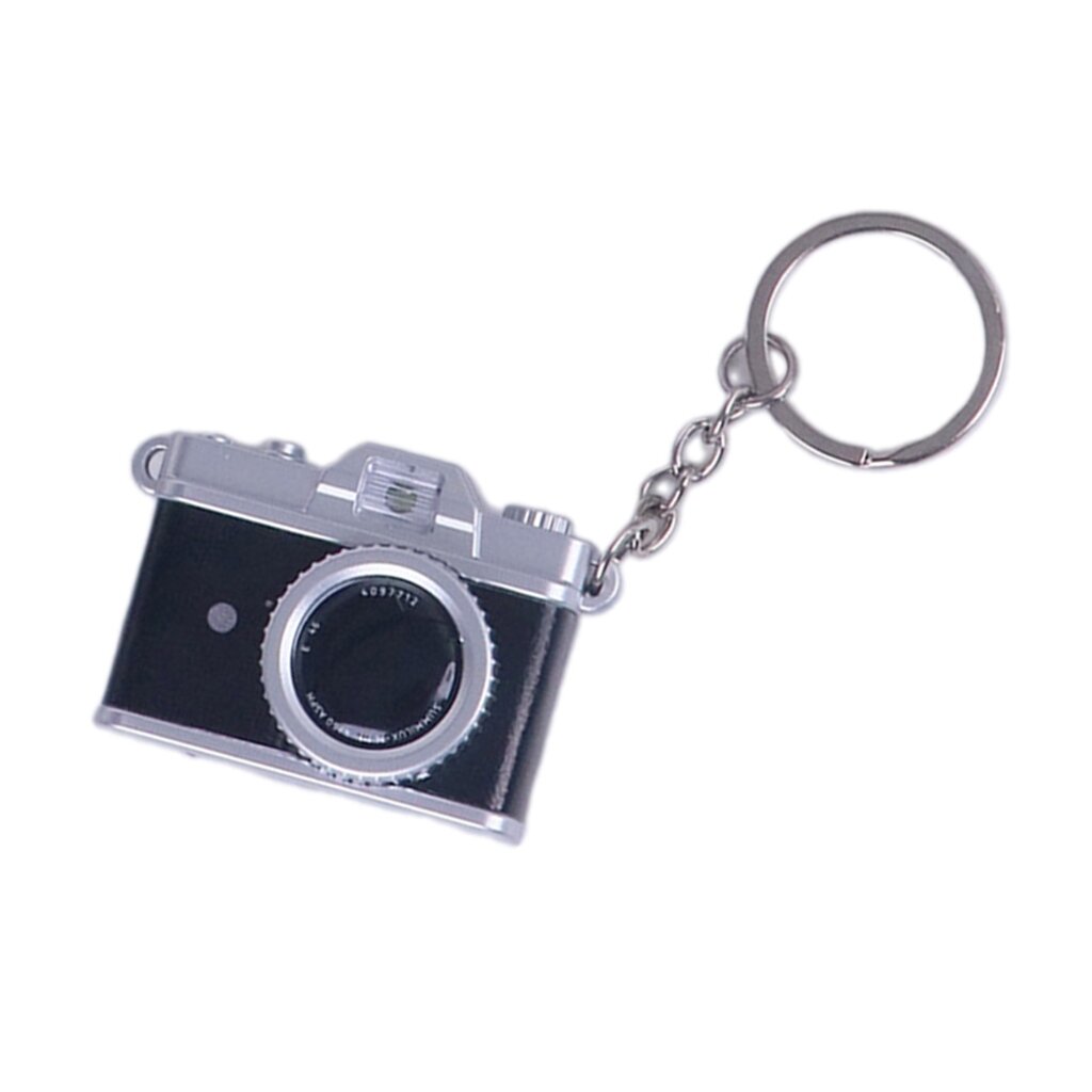 Винтажный мини-брелок в виде камеры со светом и звуком для коллекционеров