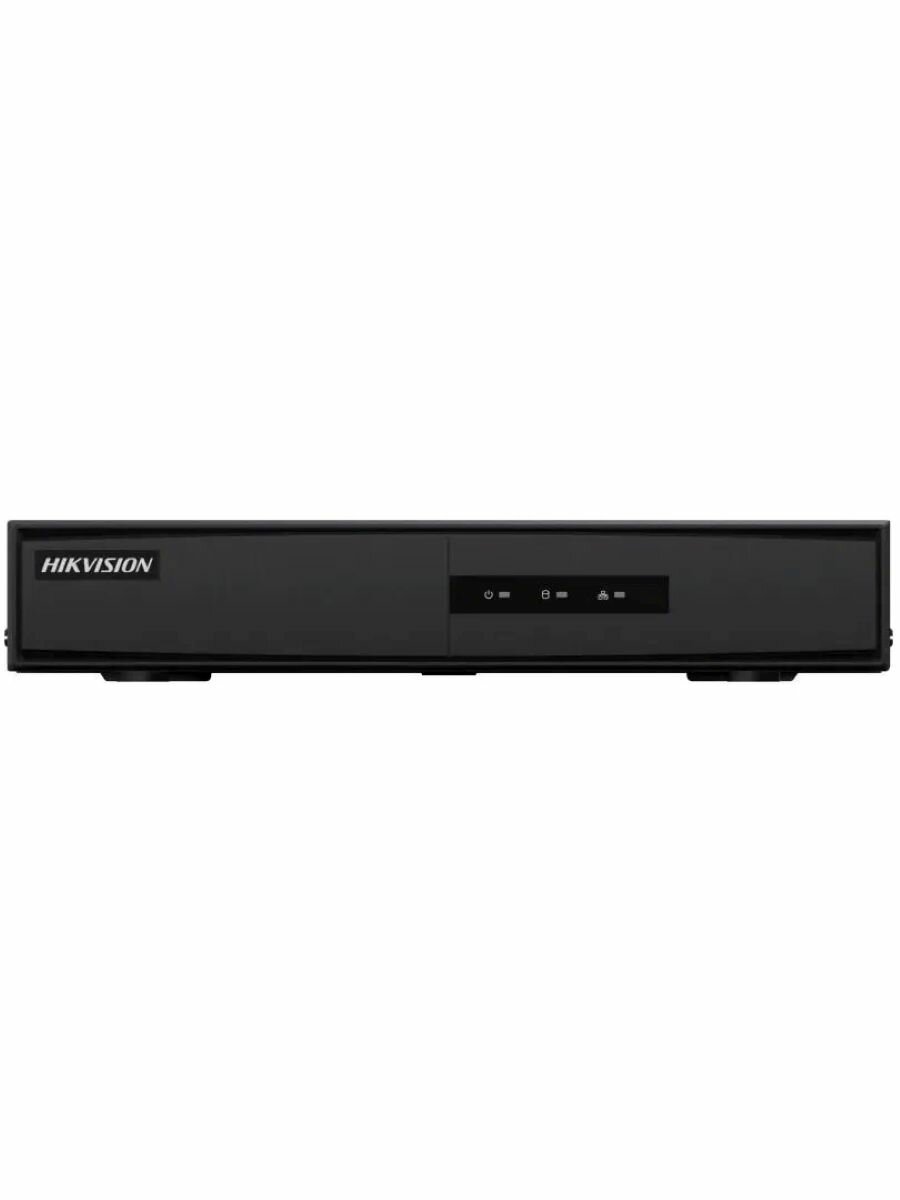 Видеорегистратор HIKVISION DS-7104NI-Q1/4P/M(D), 2xUSB 2.0, 1xHDMI, 5xRJ-45, Черный