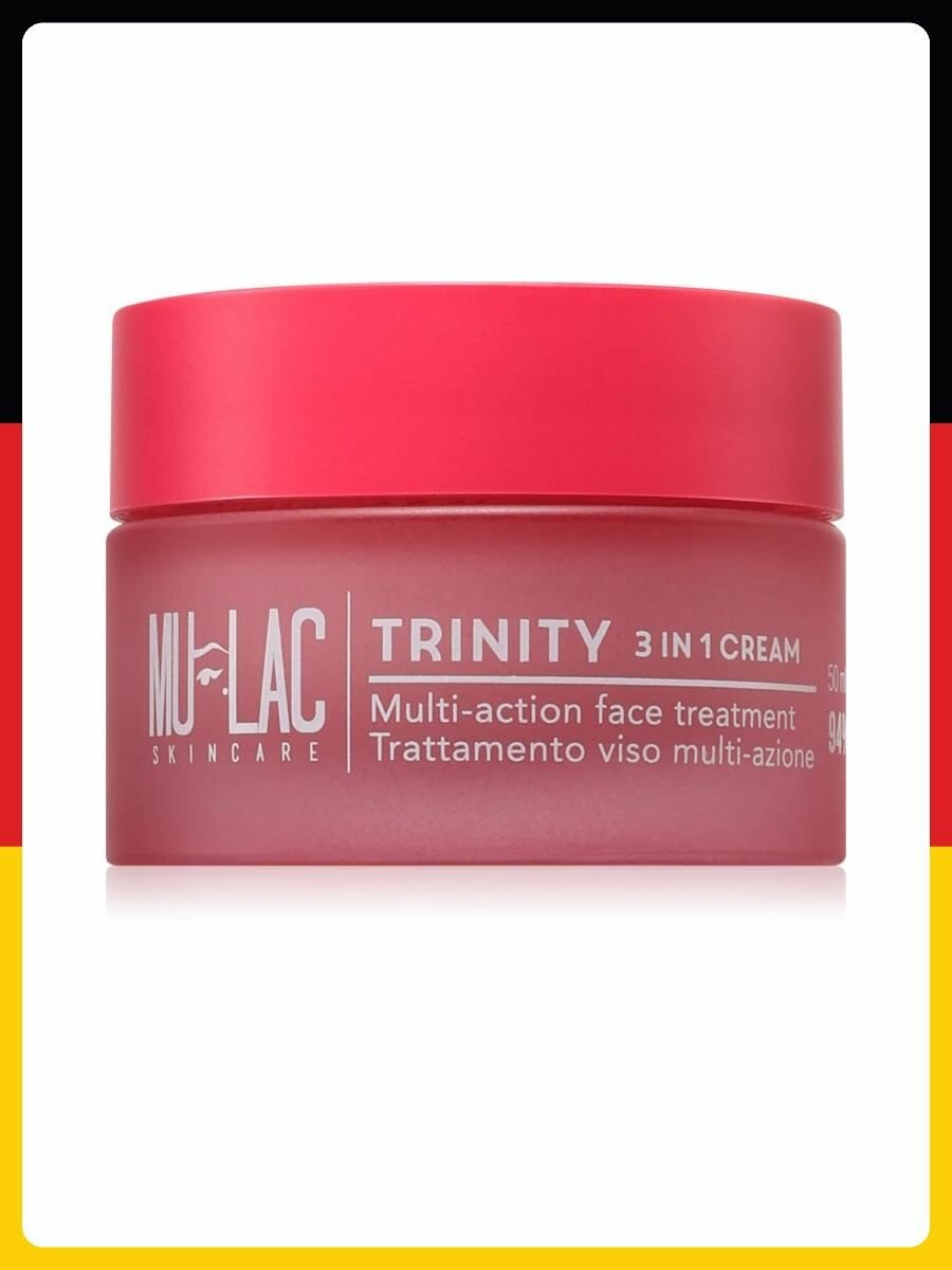 Крем для ухода за кожей Mulac Cosmetics Trinity Moisturizing Face Cream 3-in-1, 50 мл