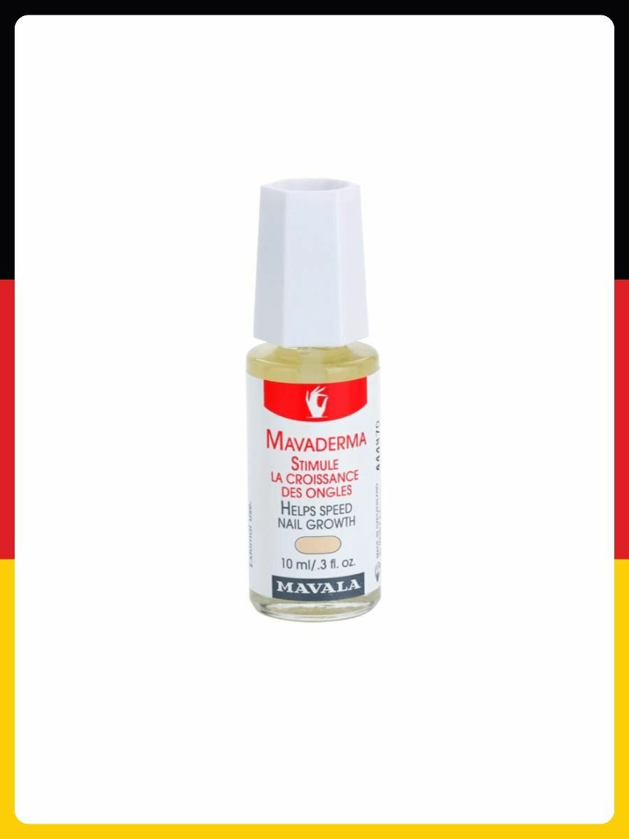Средство для ногтей и кутикулы Mavala Nail Care Mavaderma nourishing oil for nail growth, 10 мл
