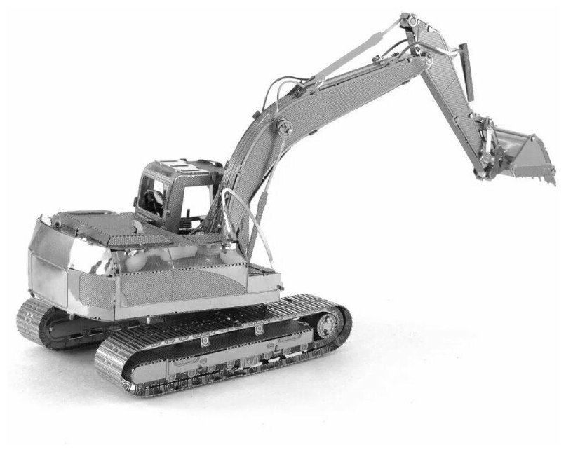 Металлический конструктор / 3D конструктор / Сборная модель / Конструктор 3D Metal Model / Экскаватор