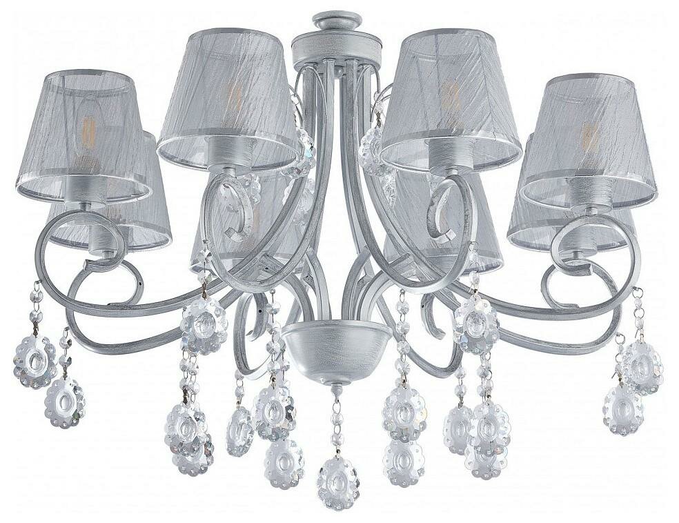 Люстра на штанге Arte Milano Amalfi-7146 337146/8 WT+SL Накаливания, Светодиодные Классический