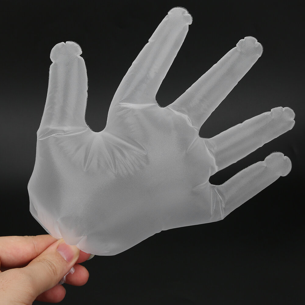 100 шт./кор. одноразовые перчатки CPE, пищевые прозрачные перчатки для кухни