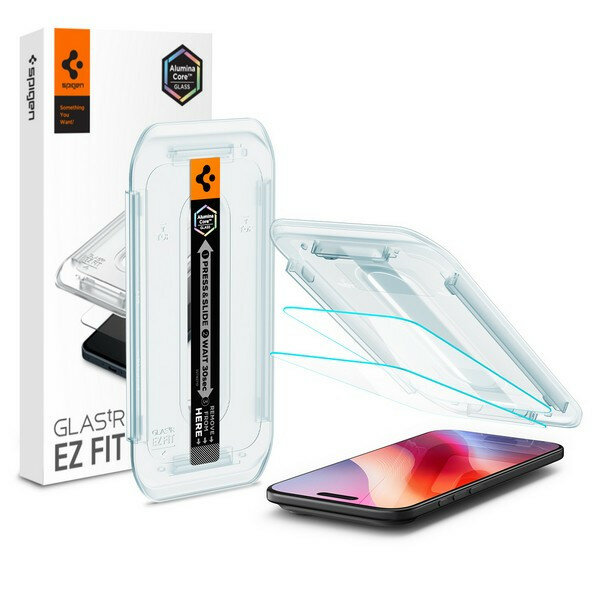 Защитное стекло Spigen Glas.tR EZ Fit для iPhone Air 2 шт. в уп. (AGL09861) Clear