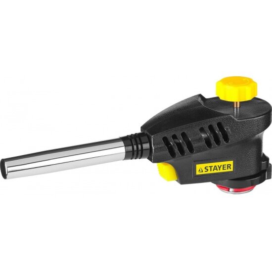 Горелка газовая Stayer ProTerm Turbo PG300 с пьезоподжигом, на баллон с цанговым соединением