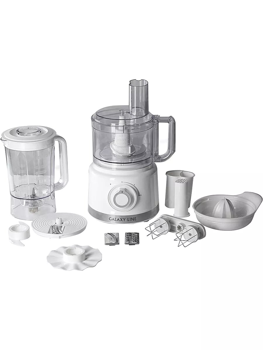 Кухонный комбайн c соковыжималкой и насадками GL2309