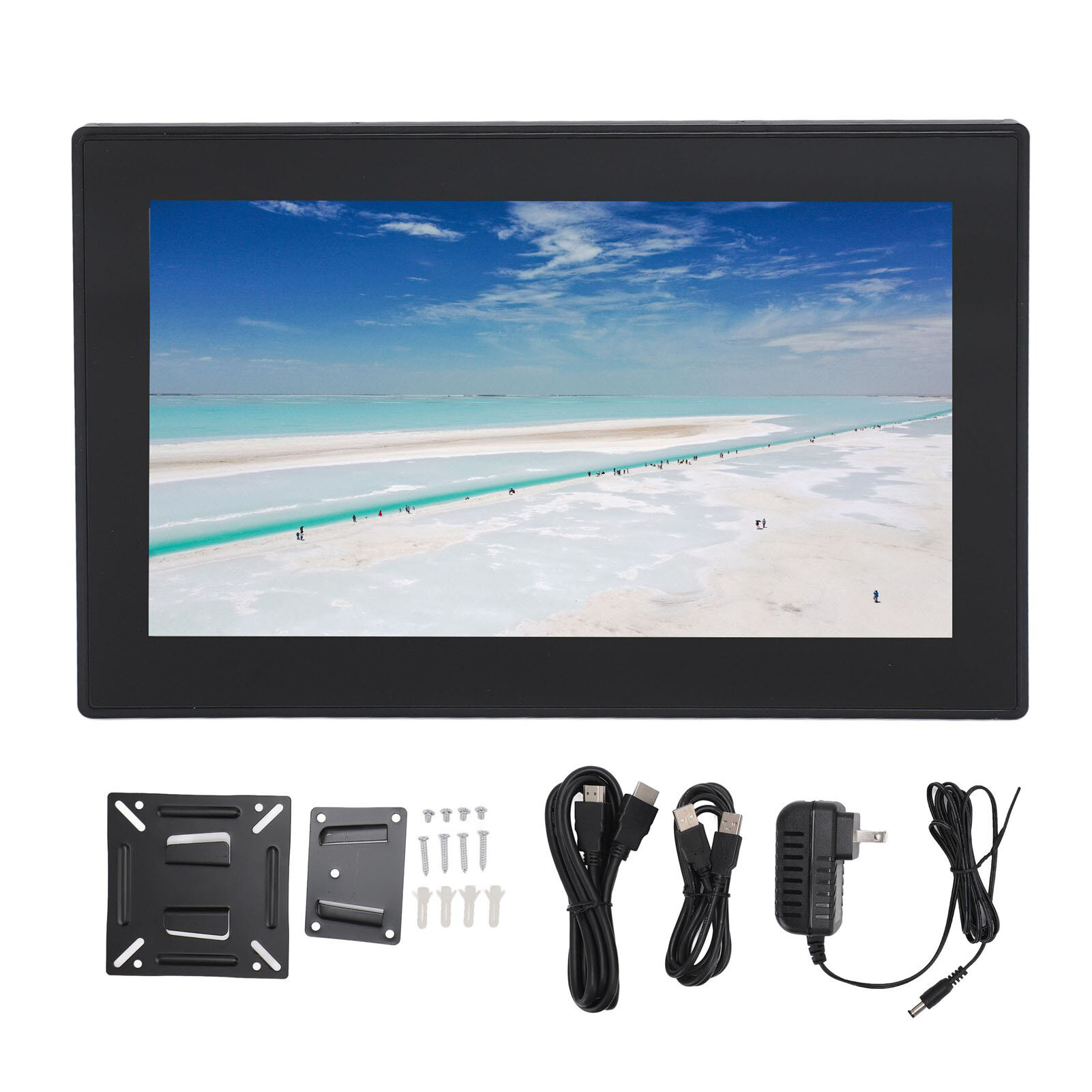 13,3 дюйма на стеновом монтажном дисплее 1920x1080 IPS 16: 9 Поддержка VGA HD Multimedia Interface Industry 10 -точечный мульти сенсорный дисплей