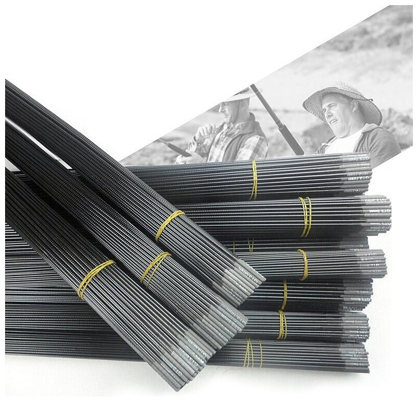 Колено первое для удочки, цельная запасная секция для удилища. Комплект 5 шт