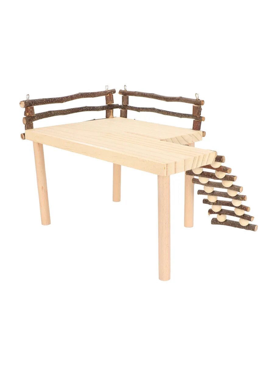 Деревянные игрушки для хомяка, платформа для хомяка из