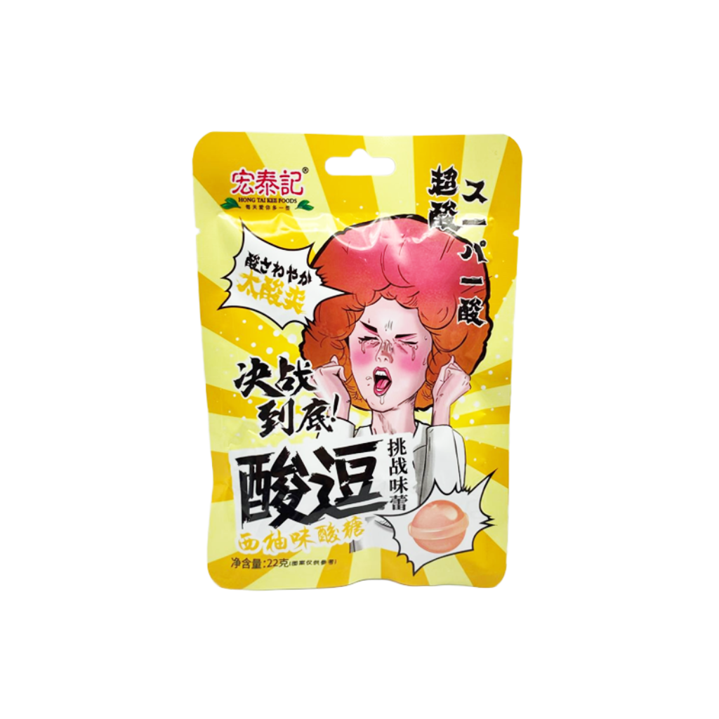 Леденцы Hondtaiji кислые со вкусом сочного грейпфрута 22 г, Китай