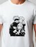 Футболка PRINTSHOT, 1 шт., размер M, белый