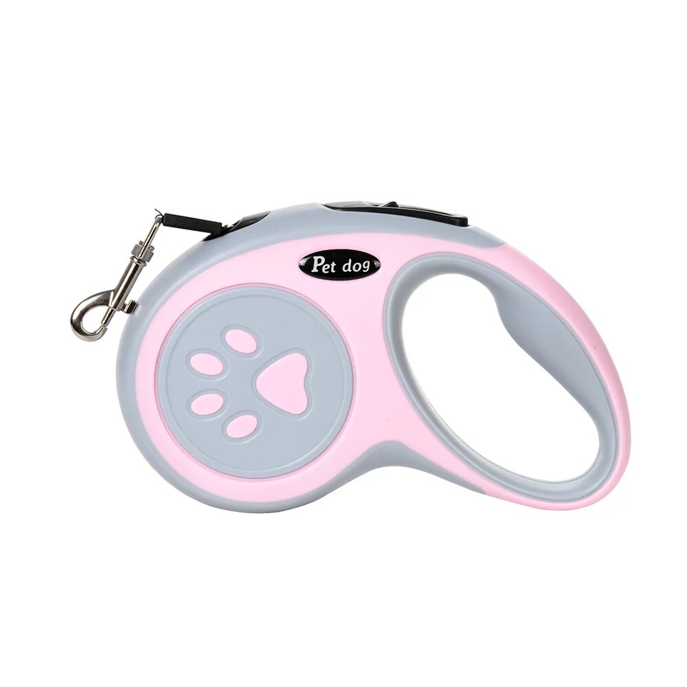 Автоматический поводок Holapet для собак 3/5 м Розовый, Pink 3m