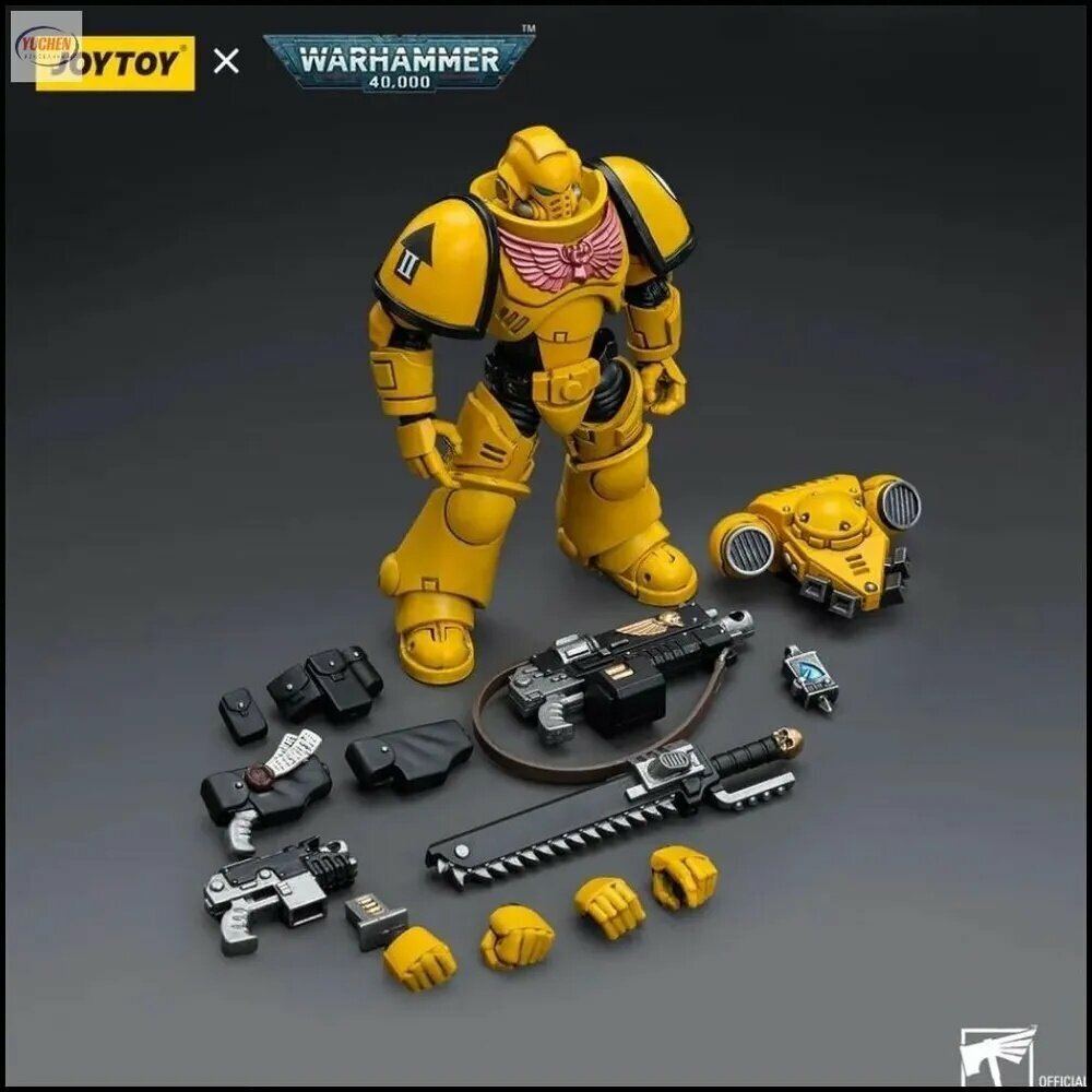 Фигурка Joy Toy Warhammer 40K Imperial Fists / Joy Toy фигурки Космодесант Имперские Кулаки