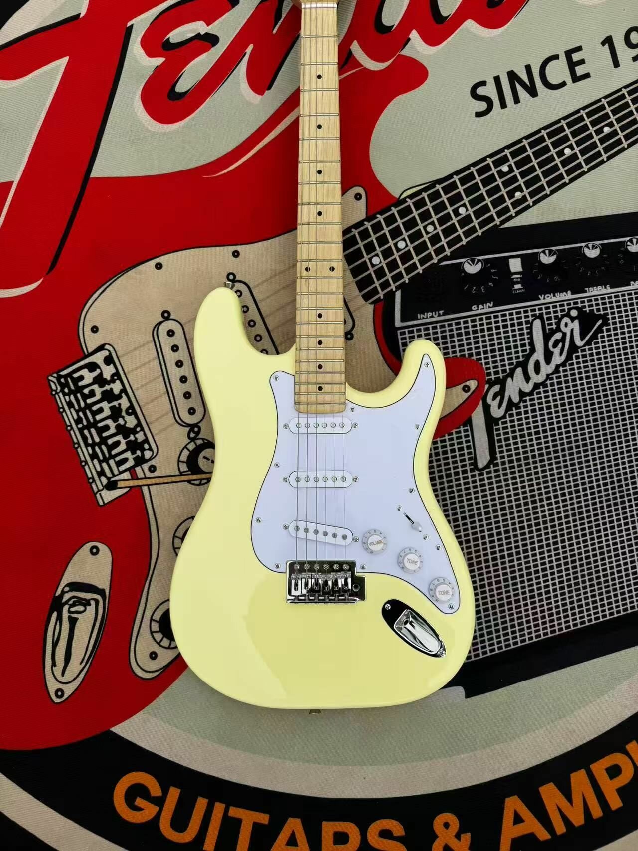 Электрогитара Fender st 6-струнная 39"
